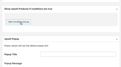 Documentation for WooCommerce Conditional Upsell - Shop Plugins